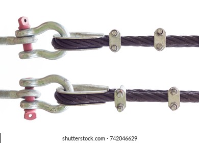 Wire Rope Binding Cable Linked Together Stock Photo 742046629 ...