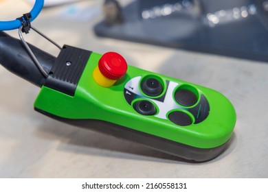 Wired Remote Machine Control Emergency Stop Stock Photo 2160558131 ...