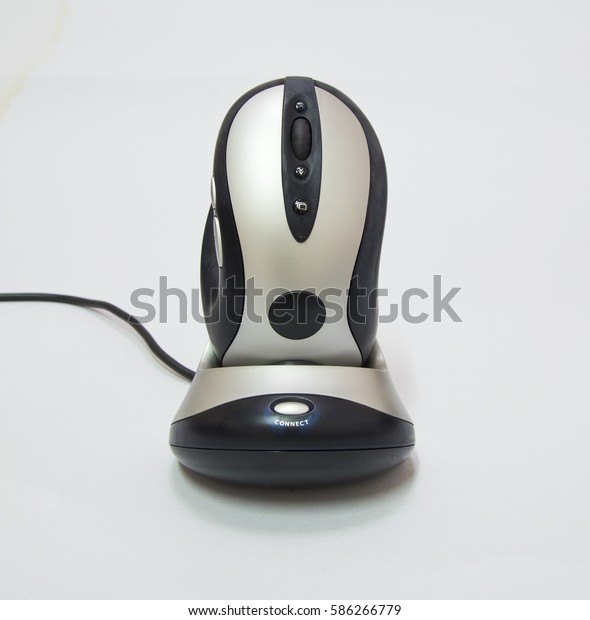 Wireless Computer Mouse Connect Dongle Stock Photo (Edit Now) 586266779