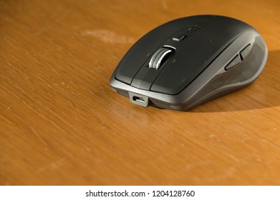 Wireless Mouse Omnidirectional Scroll Wheel Side Stock Photo (Edit Now ...