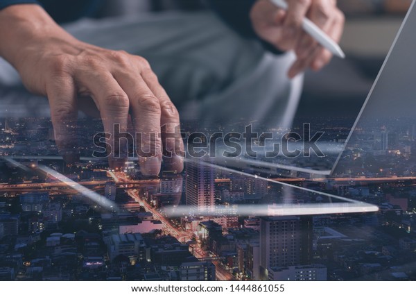 Wireless Network Communication Digital Technology Development Stock ...