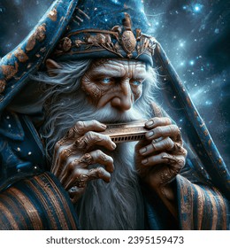 Realistic Ancient Male Elf Seeking Treasure AI-generated image ...