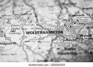 Wolverhampton On Map Stock Photo 2203241953 | Shutterstock