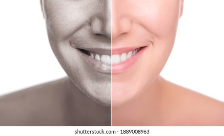844 Split in half face Images, Stock Photos & Vectors | Shutterstock