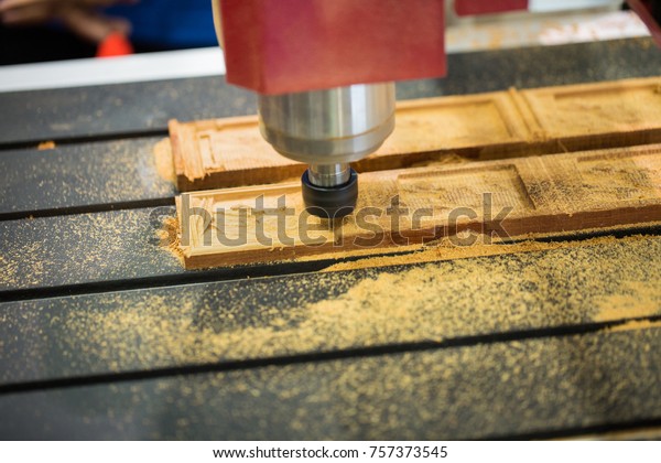 Wood Carving Machine Computer System Stock Photo (Edit Now) 757373545