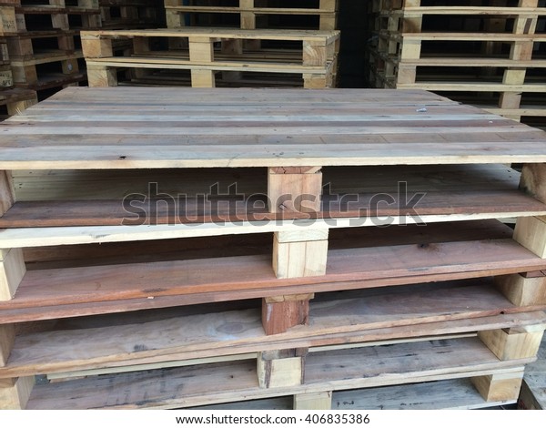 Wood Pallet Stack On Store Packaging Stock Photo 406835386 | Shutterstock
