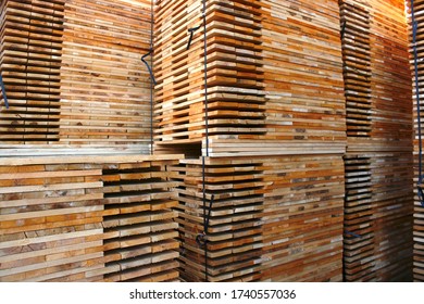Wood Timber Stack Material Panel Stock Photo 1740557036 | Shutterstock