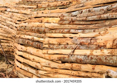 Wood Wall Construction Background Texture Stock Photo 2017459205 ...