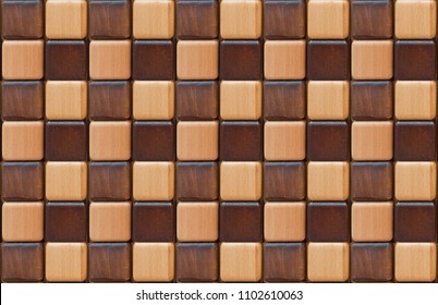 Wooden Background Squares Checkerboard Pattern Stock Photo 1102610063 ...