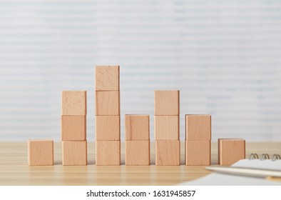 Wooden Cubes Evolution Chart Concept Stock Photo 1631945857 | Shutterstock