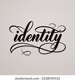 Using Letters Identity Lowercase Sanscript Cursive AI-generated image ...