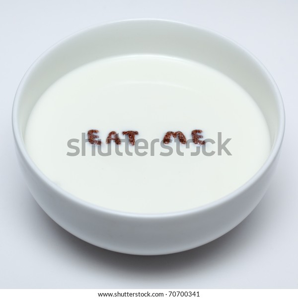 Words Eat Me Float Inside Soup Stock Photo 70700341 | Shutterstock