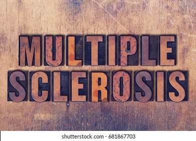 Words Multiple Sclerosis Concept Theme Written Stock Photo 681867703 ...