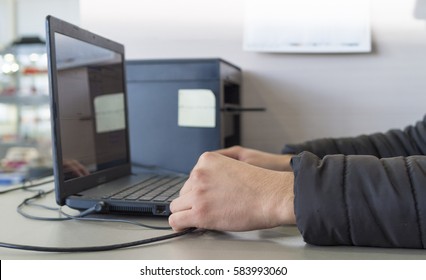 Office Clerk Searching Files Filing Cabinet Stock Photo (Edit Now ...