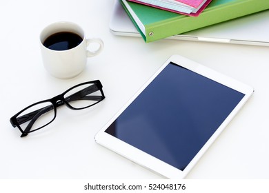 Work Desktop Electronic Tablet Stock Photo (Edit Now) 524048176