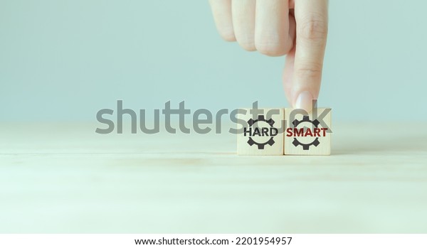 Work Hard Smart Concept Blending Both Stock Photo 2201954957 | Shutterstock