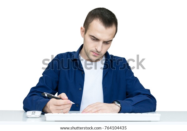 Work Office Front View Isolated Stock Photo 764104435 | Shutterstock