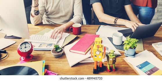 Work Place Table View Concept Stock Photo 489945733 | Shutterstock