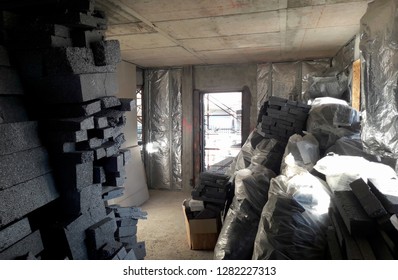 Work Progress On Construction Site Stock Photo 1282227313 | Shutterstock