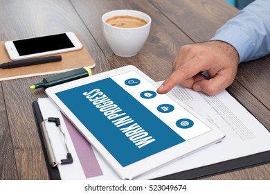 Work Progress Screen Concept Stock Photo 523049674 | Shutterstock
