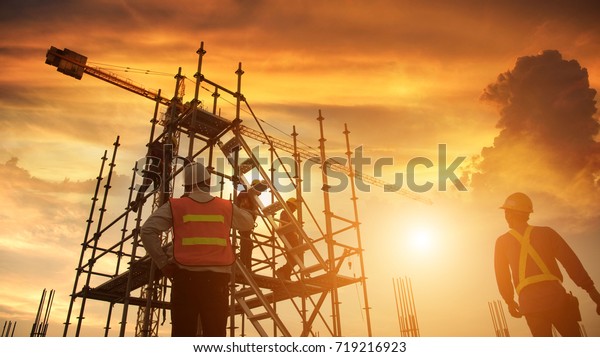 Work Safety Function Civil Engineer Team Stock Photo 719216923 ...