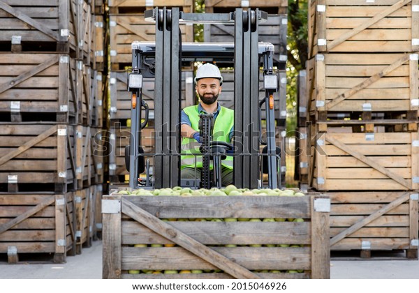 Work Warehouse Loading Products Storage Production Stock Photo ...