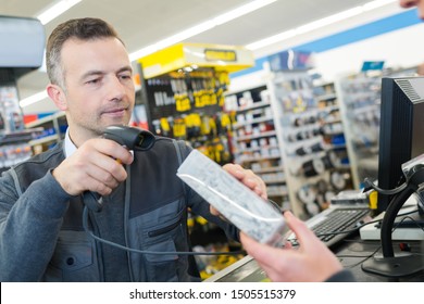 Worker Handheld Barcode Scanner Stock Photo 1505515379 | Shutterstock