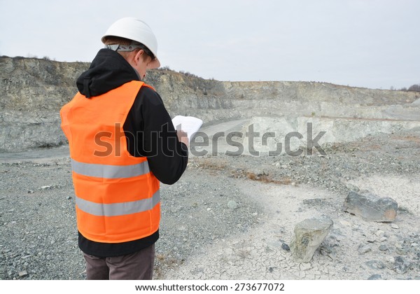 Worker Quarry Background Stock Photo 273677072 | Shutterstock