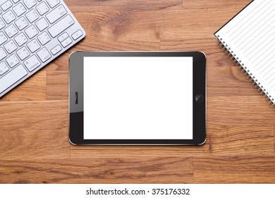 Working Table Tablet Note Paper Stock Photo 375176332 | Shutterstock