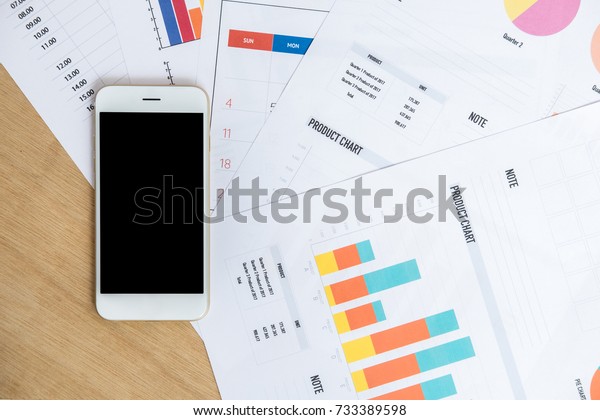 Working Table Top View Background Copy Stock Photo 733389598 | Shutterstock
