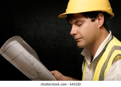 Workman Builder Architectural Plans Stock Photo 541520 | Shutterstock