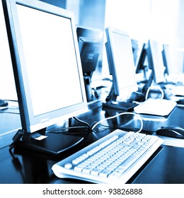 Computer Labneatly Placed Rows Computer Stock Photo 95107219 | Shutterstock