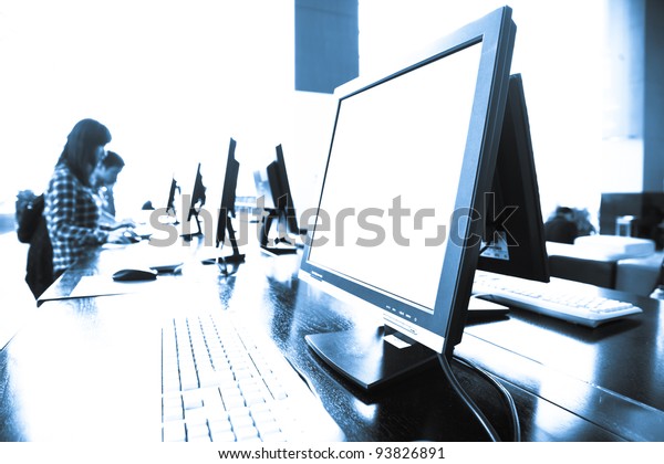 Workplace Room Computers Stock Photo (Edit Now) 93826891