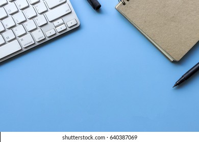 Workplace Text Space Desktop Computer On Stock Photo 640387069 ...