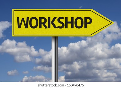 Workshop sign Images, Stock Photos & Vectors | Shutterstock