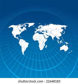 World Map Communication Foto Stok 22648183 | Shutterstock