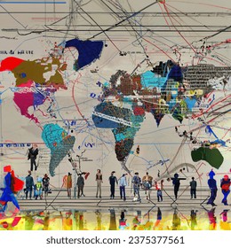 Street Art Artistic Image World Exploding AI-generated image 2298177821 ...