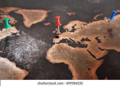 World Map Power Centers Stock Photo 699396535 | Shutterstock
