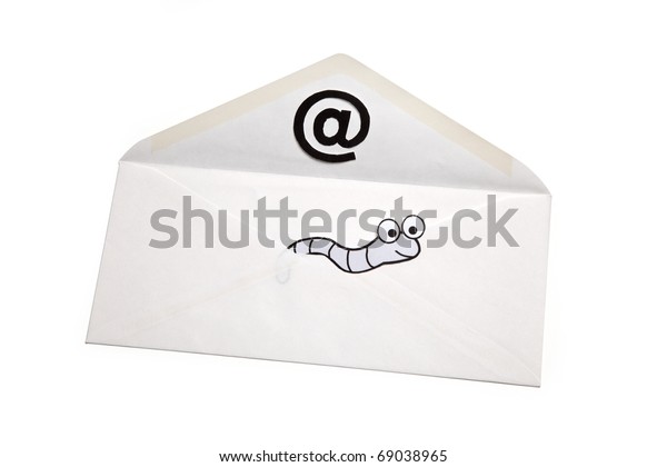 Worm Email Concept Email Security Virus Stock Photo 69038965 | Shutterstock