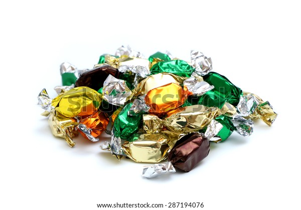 Wrapped Candy Stock Photo (Edit Now) 287194076