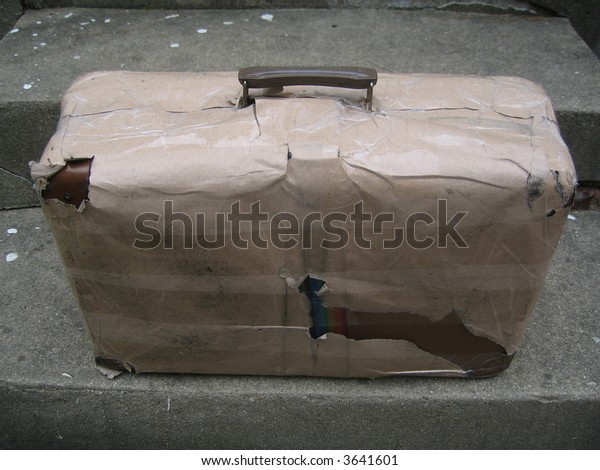 Wrapped Suitcase Stock Photo 3641601 | Shutterstock