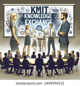 Write Above Kmit Knowledge Exchange Illustration AI-generated image ...