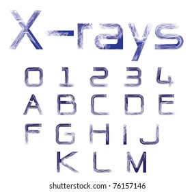 948 X Ray Font Images, Stock Photos & Vectors | Shutterstock