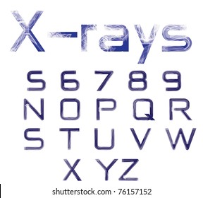 X ray letter Images, Stock Photos & Vectors | Shutterstock