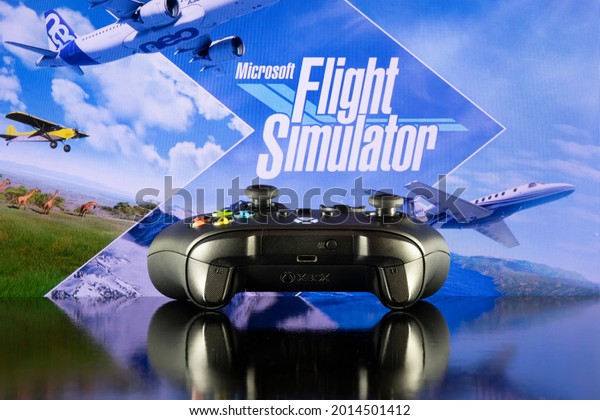 Xbox Controller Flight Simulator Logo Tv Stock Photo 2014501412 ...