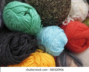 Yarn Balls Knitting Knitting Pattern Knitting Stock Photo 585320906 ...