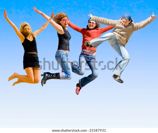 Yeah Jump Stock Photo (Edit Now) 25587931