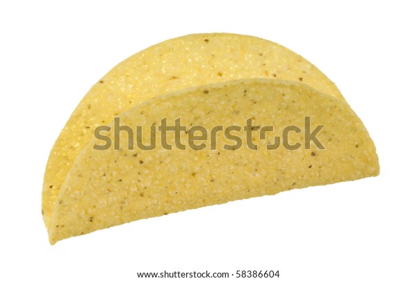Yellow Corn Taco Shell Isolated On Stock Photo 58386604 | Shutterstock