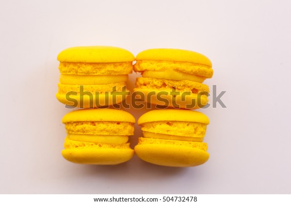 Yellow Macaroon Stock Photo (Edit Now) 504732478