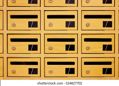 Yellow Mail Boxes Pattern Background Stock Photo 524827702 | Shutterstock